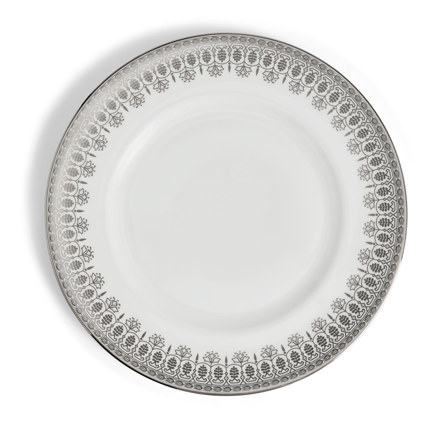 Silver Tonquin Plate 27cm - Wedgwood®